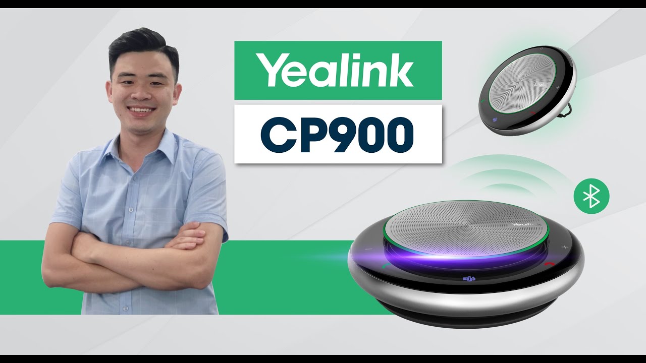 Loa không dây Yealink CP900 cho phòng họp - YouTube