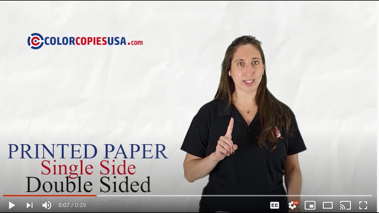 Single side printing VS Double Side Printing | How to visualize it ...