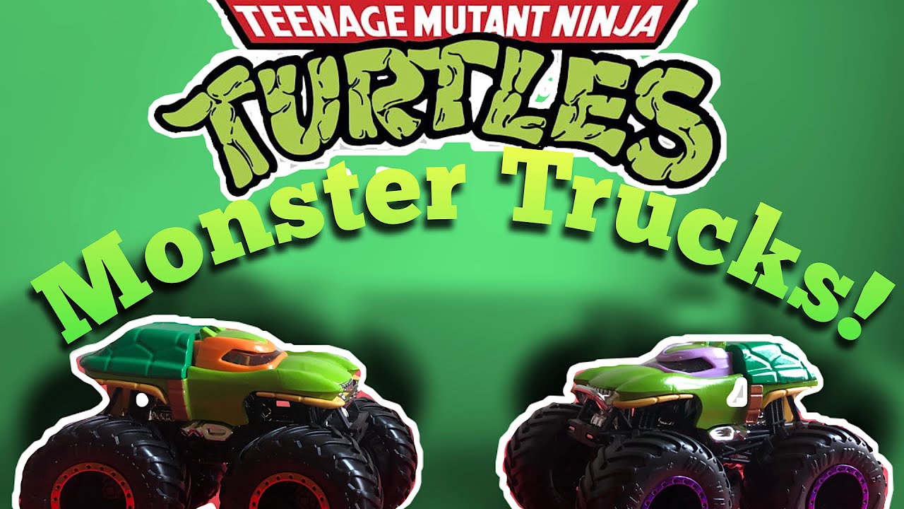 Teenage Mutant Ninja Turtles Monster Trucks from Hot Wheels! (Unboxing ...