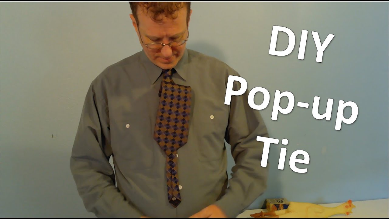 DIY Pop-Up Tie joke - YouTube