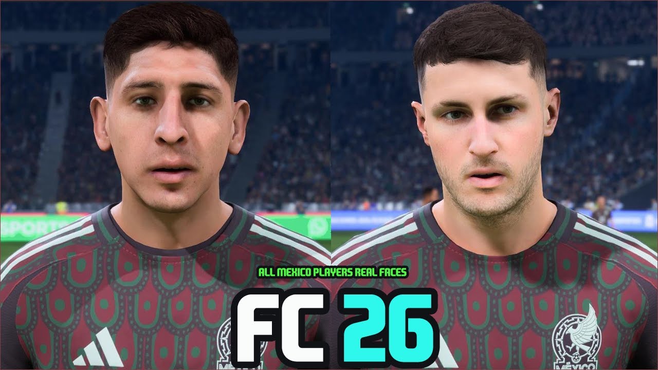 FC 26 | All Mexico Players Real Faces - YouTube