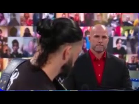 Roman Reigns and Adam Pearce (Full segment) Smackdown 2/12/2021
