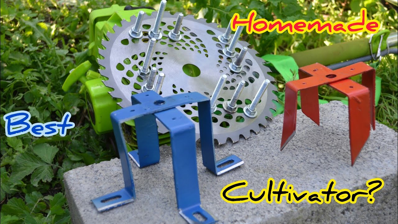 TOP3 Homemade CULTIVATOR for Trimmer|| 3 Awesome farm TILLER at home ...