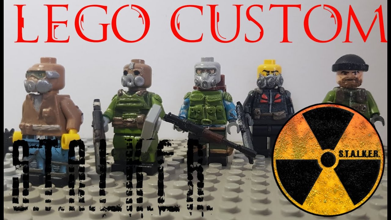 LEGO CUSTOM - фигурки сталкеров - YouTube