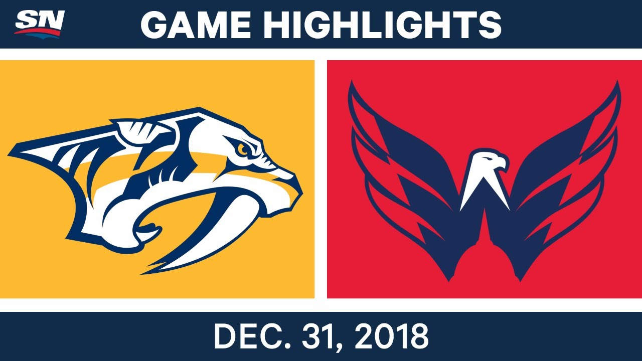 NHL Highlights | Predators vs. Capitals - Dec 31, 2018 - YouTube