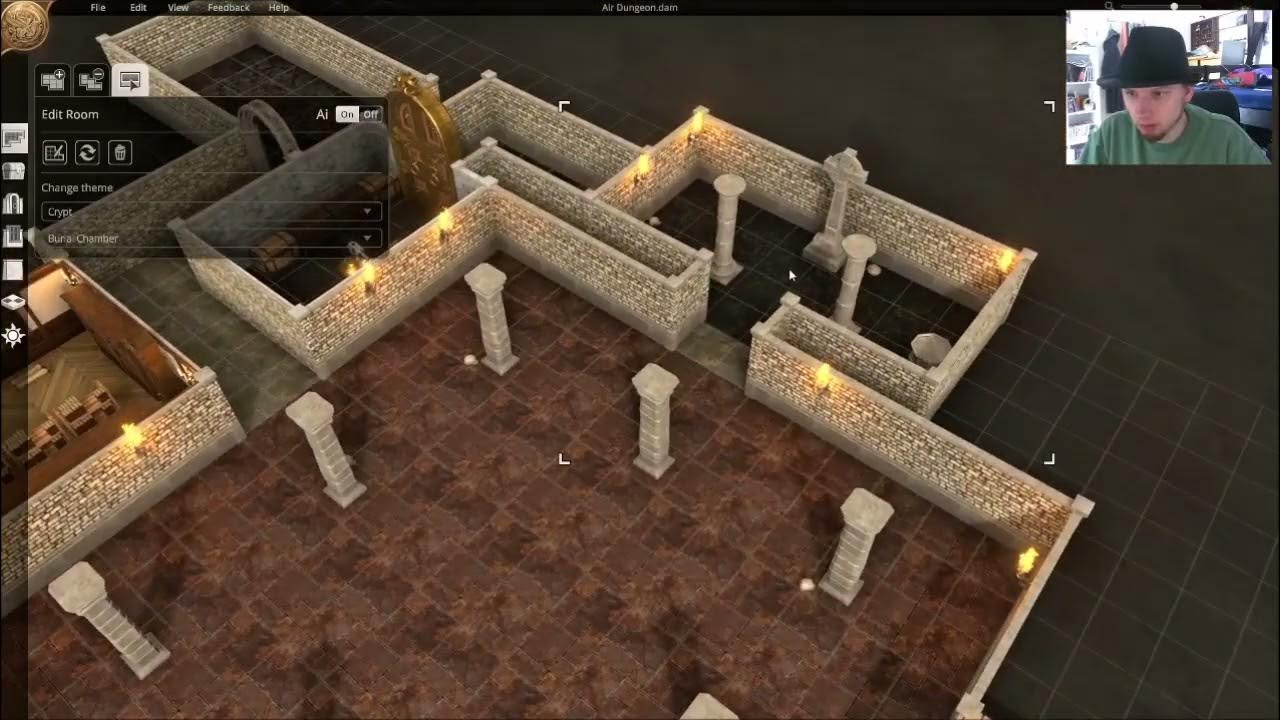 Dungeon Alchemist - Creating a simple dungeon - YouTube