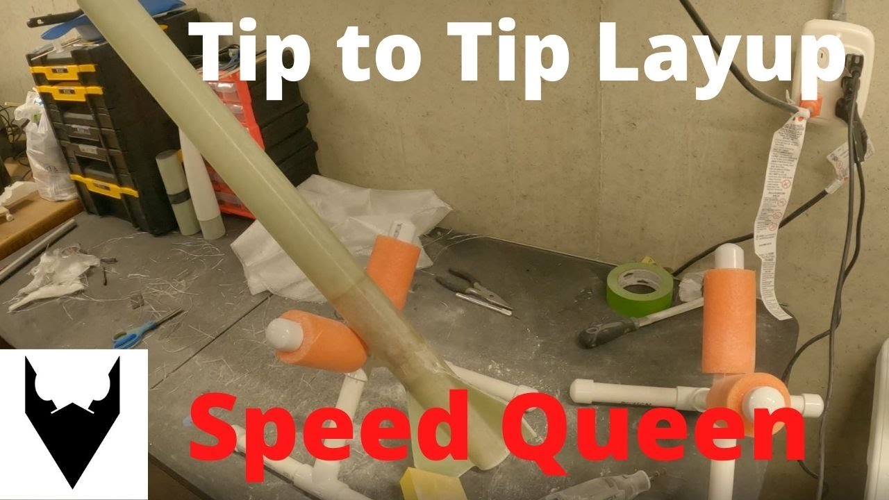 Tip to Tip Layup on a High Power Rocket - YouTube