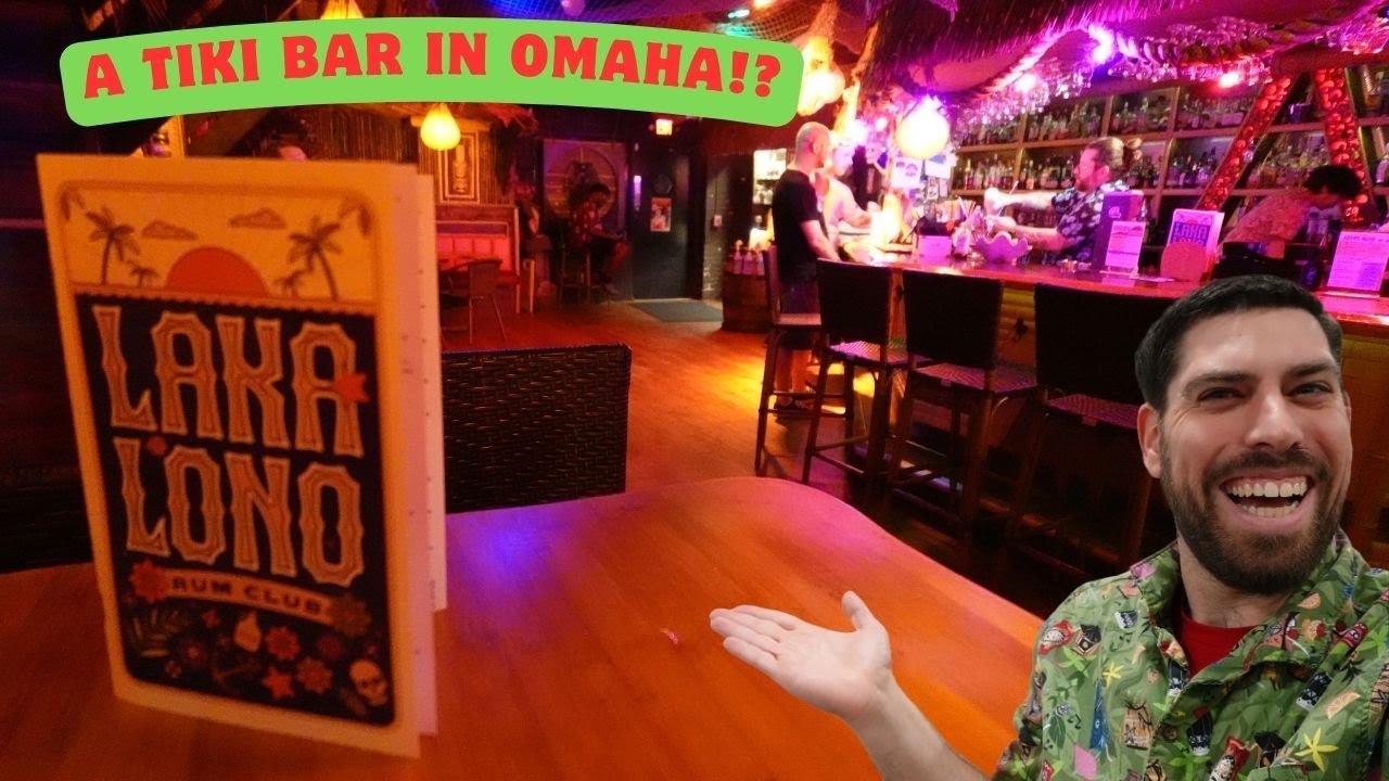 The BEST Tiki Bar in Nebraska! - Laka Lono Rum Club - YouTube