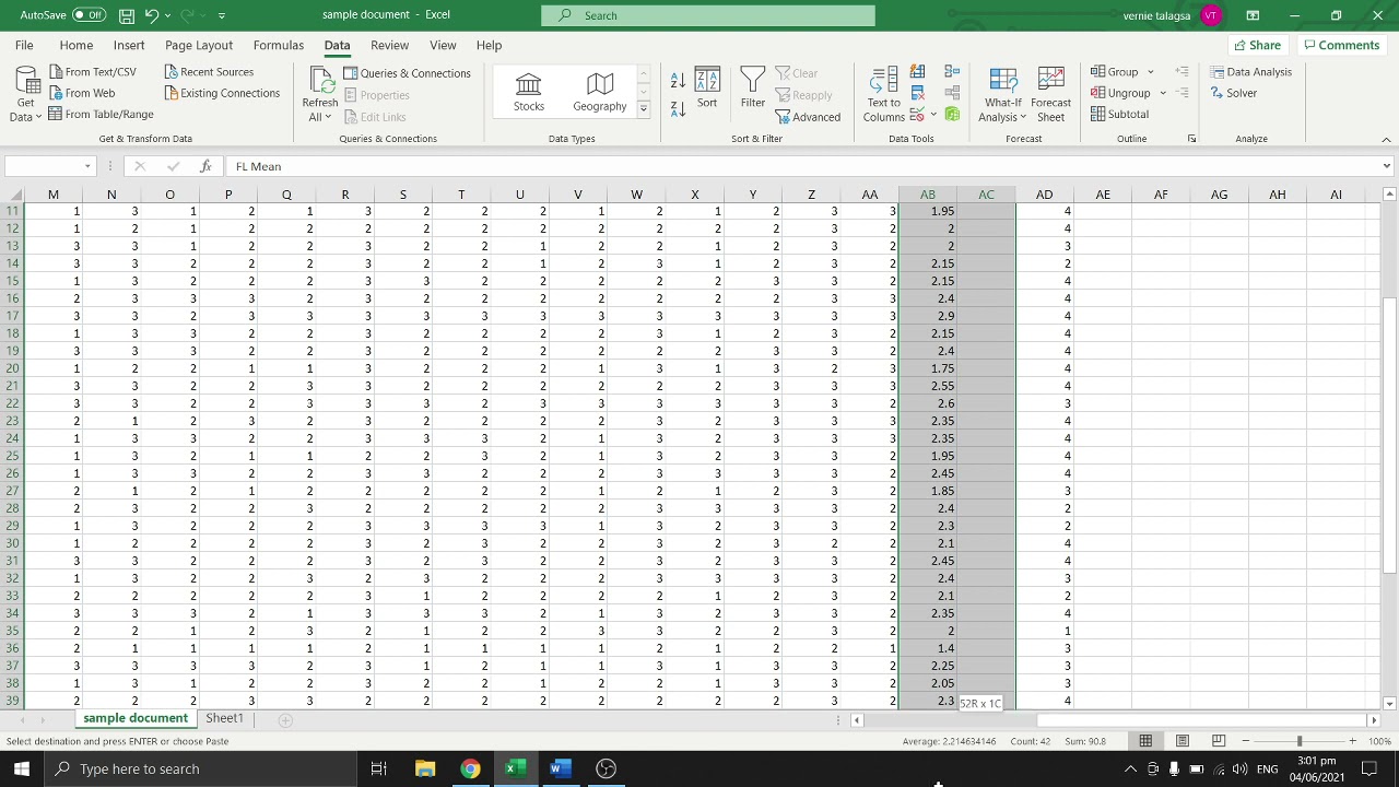 How To Compute Pearson R For Correlation Using Excel YouTube How To Compute Pearson R For Correlation Using Excel YouTube