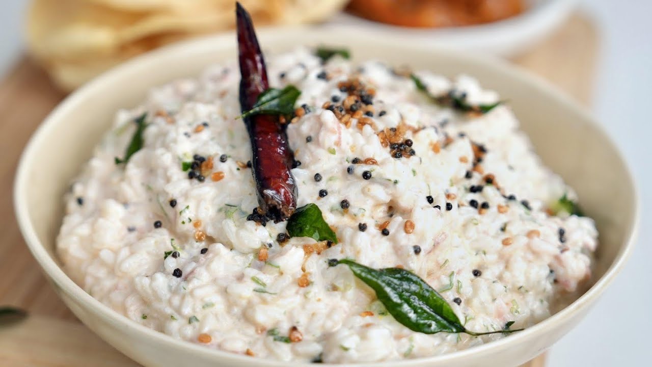 Easy Curd Rice Recipe - YouTube