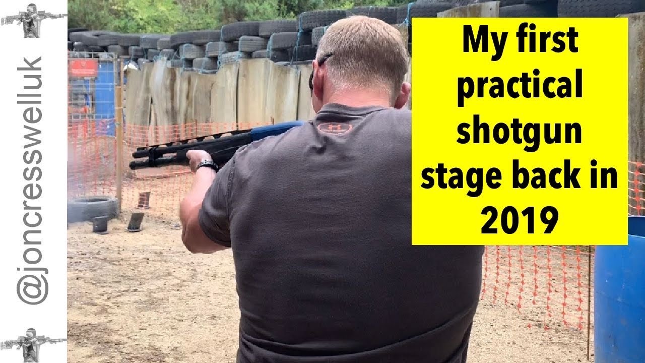 Practical shotgun stage - new Beretta 1301 comp pro shotgun - YouTube