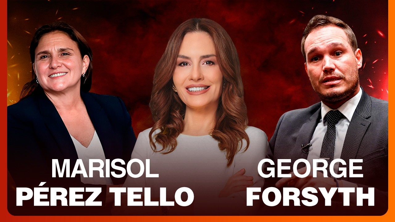 ESTE DOMINGO: Marisol Pérez Tello y George Forsyth en Fuego Cruzado ...