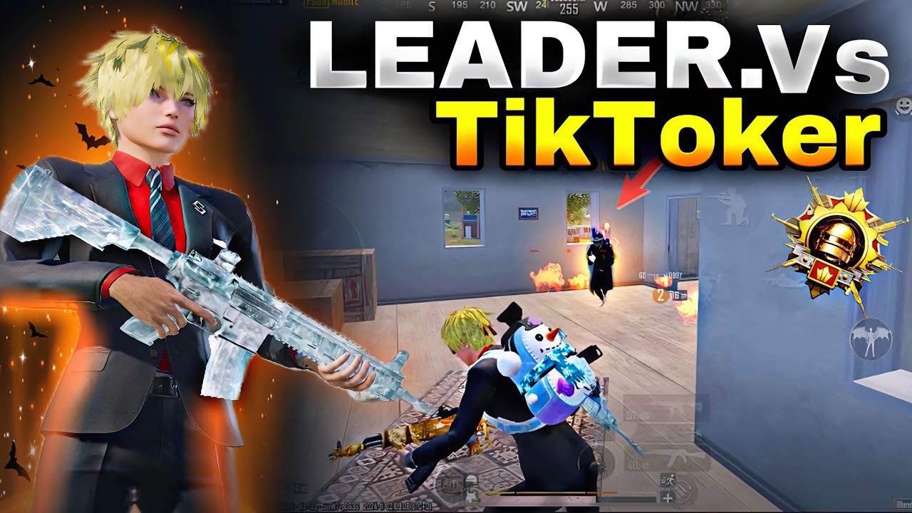 OMG!!😨 LEADER. Vs TikTokers High Ranking Lobby Rush Gameplay🥵/PUBG ...