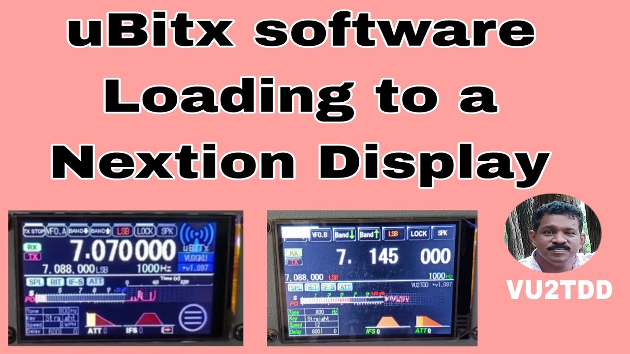 uBitx Program upload on Nextion Display and Connecting Display to ...