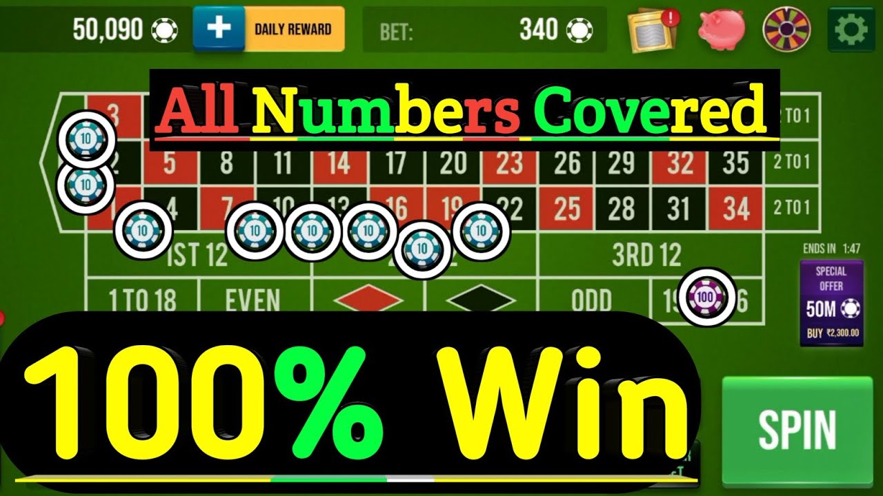 100% Win All Numbers Covered || Roulette Strategy To Win || Roulette ...