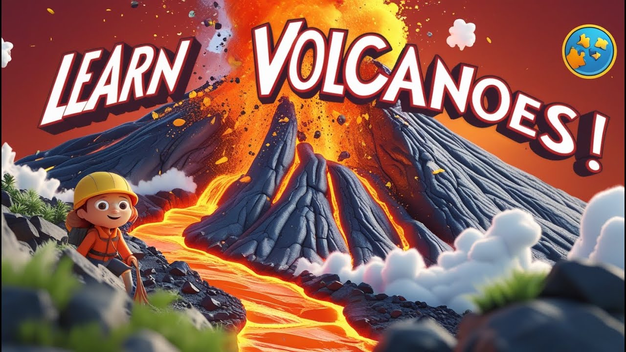 Volcano Facts for Kids || Fun Earth Science Learning || Amazing Volcano ...