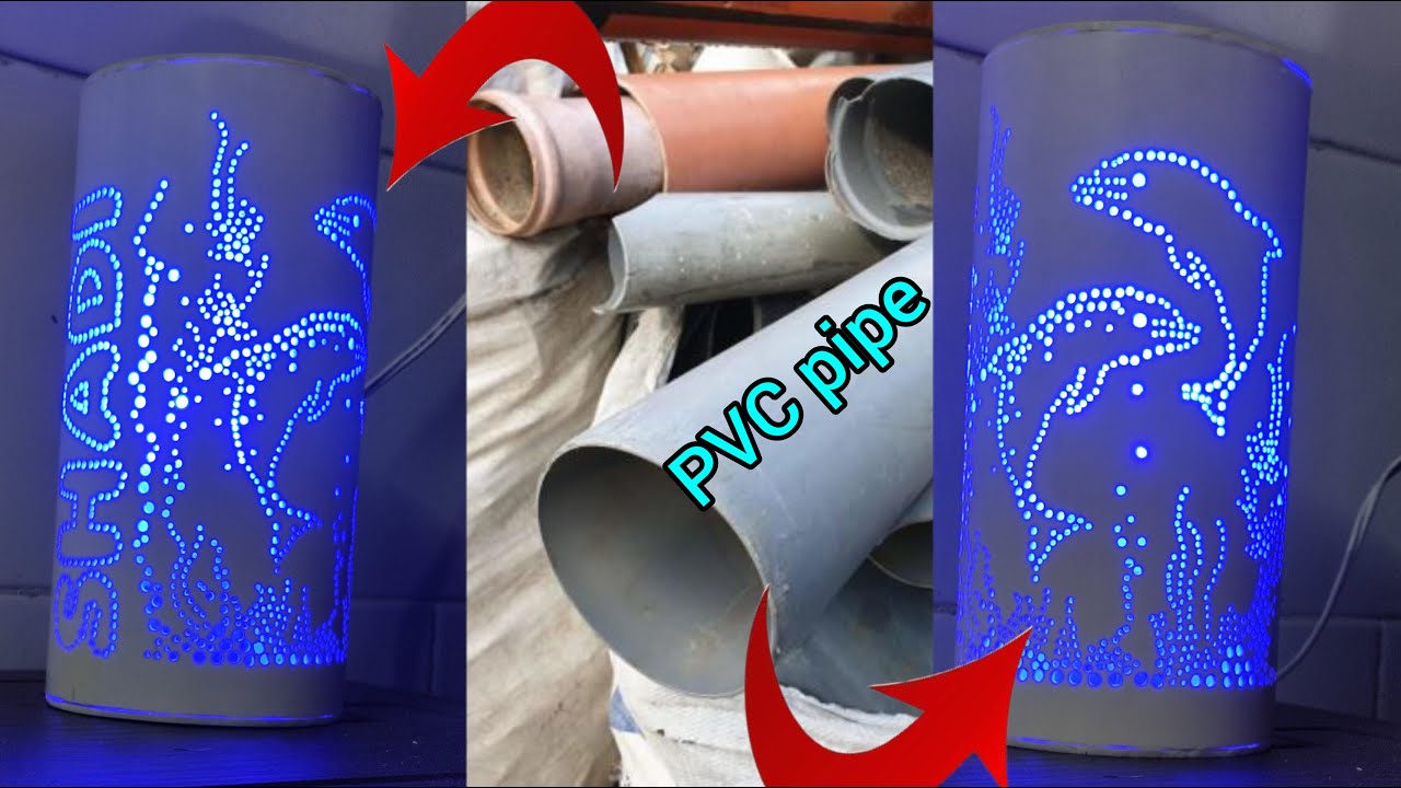 Transforming PVC: Create a Stunning Bedroom Lamp with Natural ...