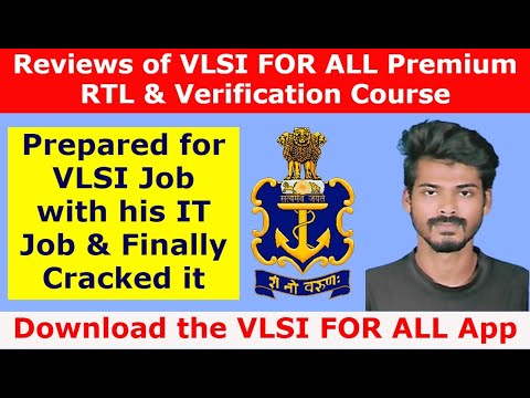 VLSI FOR ALL Premium Course Reviews - Prepared for VLSI Job with IT Job & Finally Cracked it ...