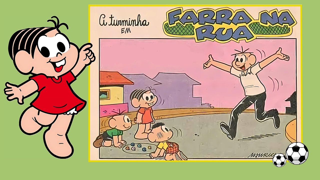 FARRA NA RUA • QUADRINHOS TURMA DA MÔNICA - YouTube