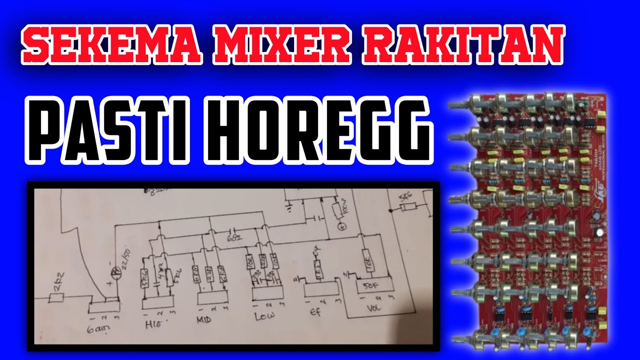 WAJIB DI COBA‼️Sekema Mixer Rakitan Sendiri 6Pot | Kusus Pemula - YouTube