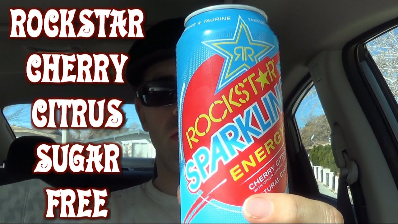 Rockstar Energy - New Cherry Citrus! Sugar Free! (Snacking on the Run ...