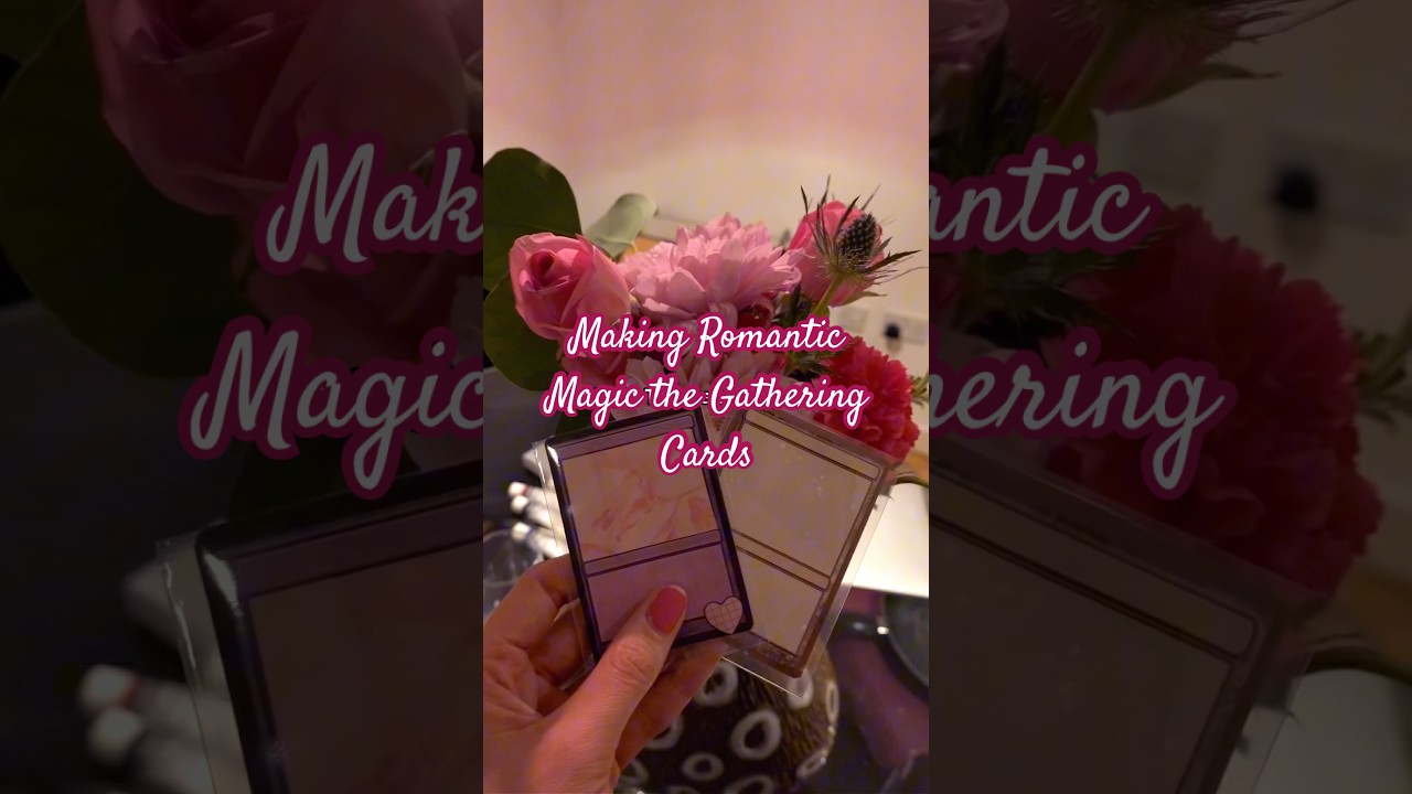Making Romantic Magic Cards with my Boyfriend 💕 #art #mtg #mtgarena # ...