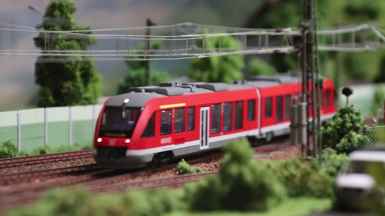 Regionalverkehr Epoche VI Trix LINT VT 648, Roco VT 628 - YouTube