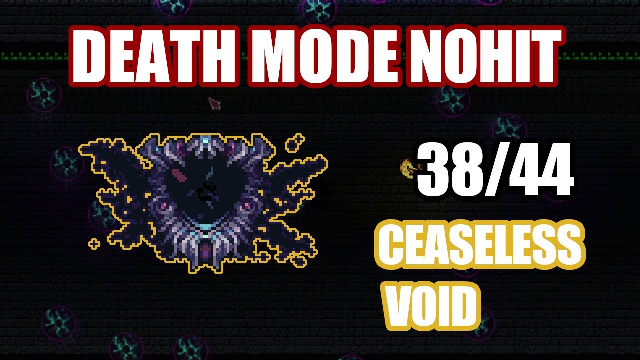 Terraria Calamity Mod - Death Mode Ceaseless Void Nohit - YouTube