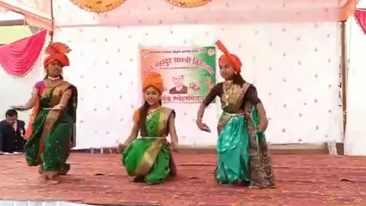shivneri var shivba janmala daivat chatrapati song dance marathi song ...