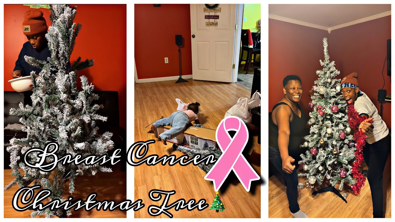 BREAST CANCER CHRISTMAS TREE VLOG💕 - YouTube
