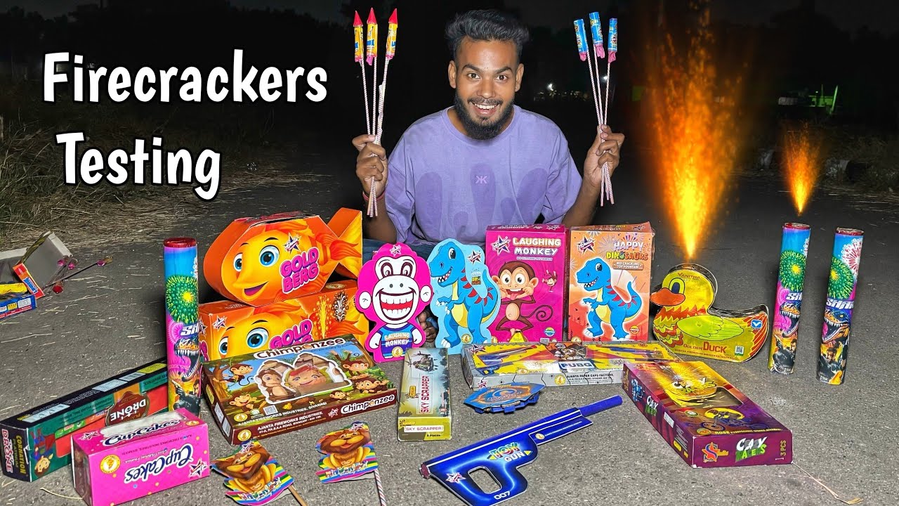 All New Firecrackers Testing | 2024 नए तरीके के पटाखे 💣🧨🤠 - YouTube