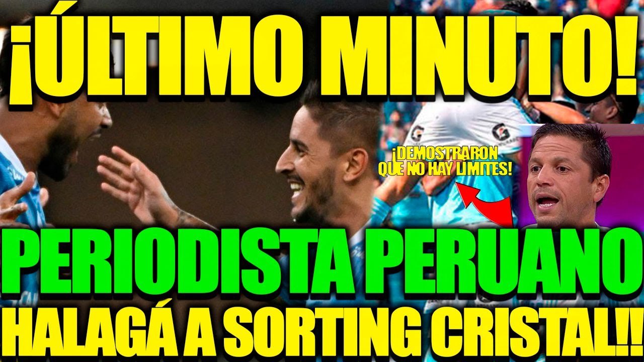 SPORTING CRISTAL EMPATÓ ANTE FLUMINENSE🙂 CARLOS GARCÍA NO DUDÓ EN DAR ...