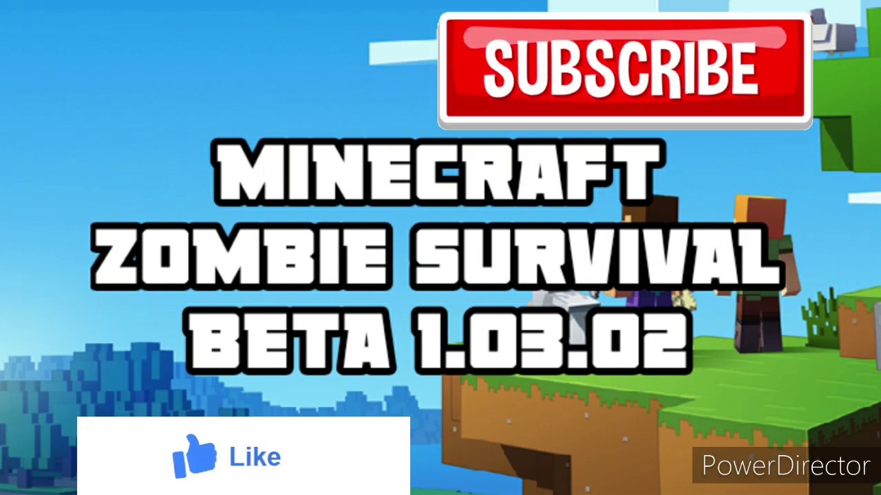 Minecraft Zombie Survival Beta 1.03.02 (My GameMode) - YouTube