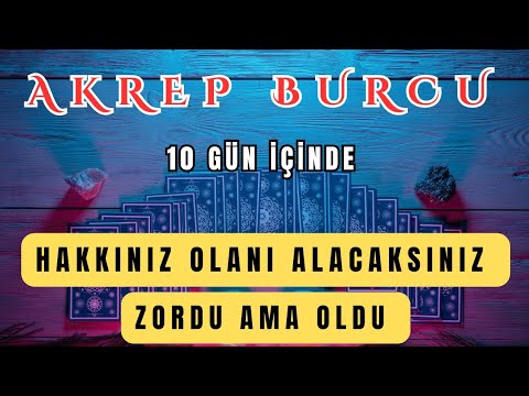 AKREP Burcu - ZORDU AMA OLDU 💫💫  #akrepburcu #haftalıktarotyorumu 