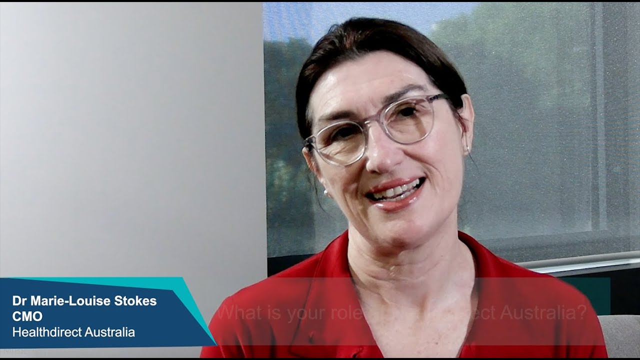 Vox Pop with Dr Marie-Louise Stokes, CMO, Healthdirect Australia - YouTube