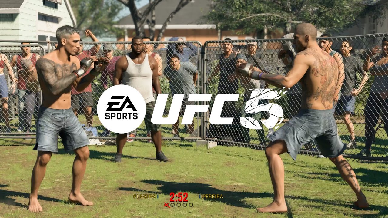 UFC 5 - *BACKYARD FIGHT* - Charles Oliveira Vs Alex Pereira FULL FIGHT ...