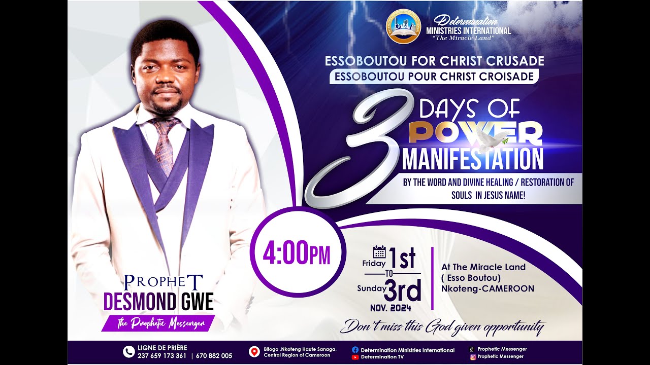 DANGEROUS PROPHETIC SERVICE WITH PROPHET DESMOND GWE - YouTube