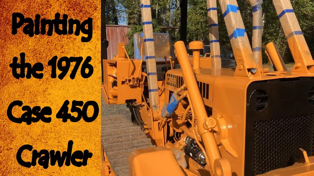 New Paint for the 1976 Case 450 Crawler - YouTube