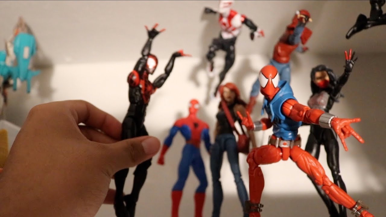 Creating a Marvel Legends Display : SPIDER-VERSE - YouTube
