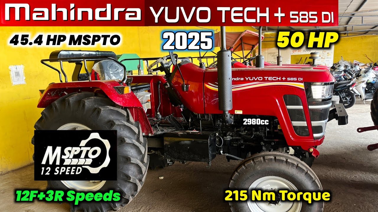 Mahindra Yuvo Tech+ 585 DI 2025 New Model | Mahindra Yuvo Tech 585 DI ...