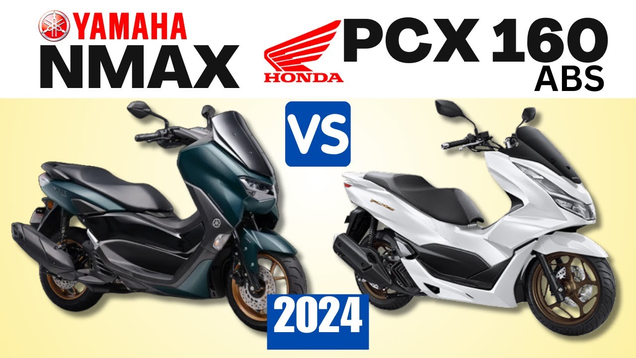 Yamaha NMAX vs Honda PCX 160 ABS | Side by Side Comparison | Specs ...
