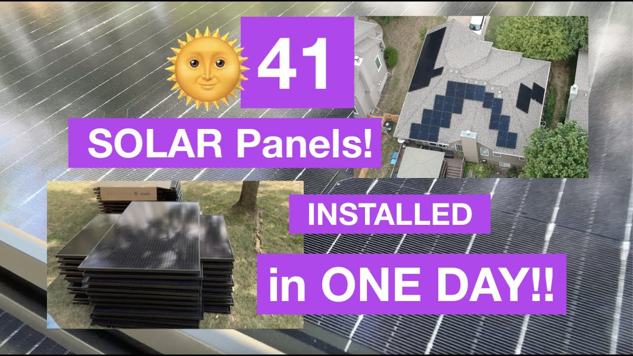 Finally Got the Solar Panels Installed! - YouTube