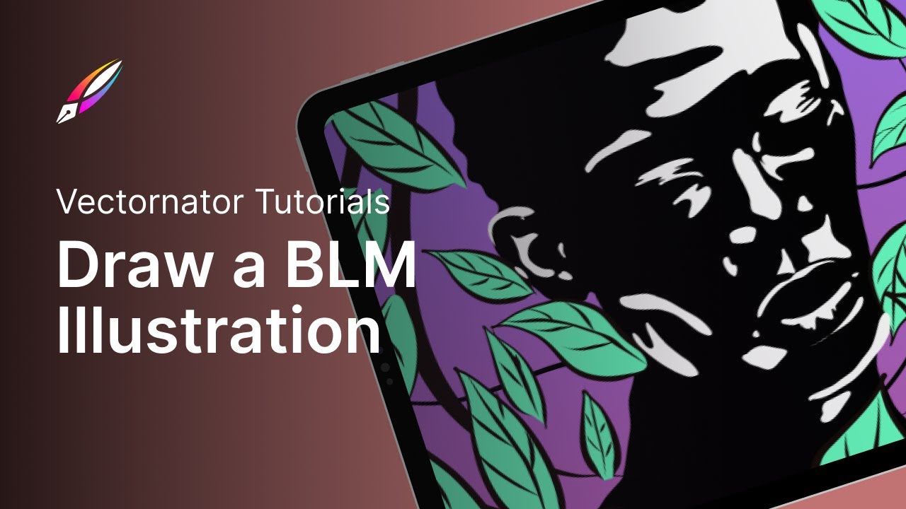 Draw a BLM Illustration with Aysel - Linearity Curve - YouTube