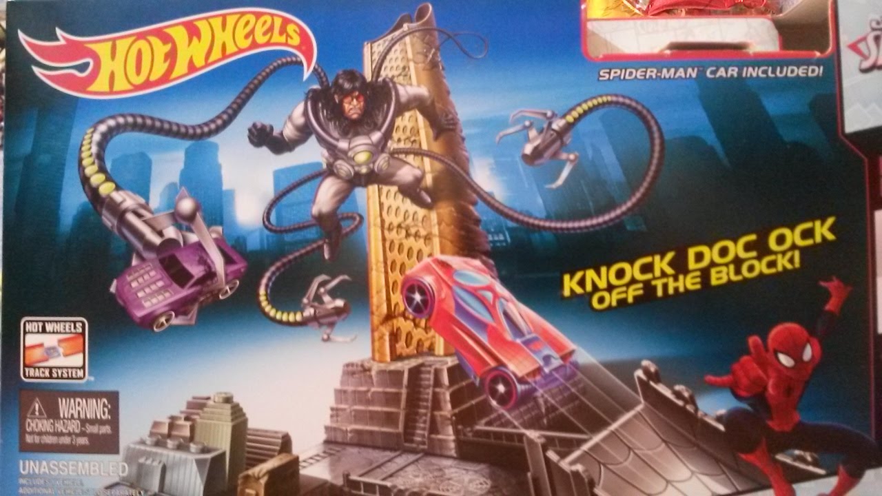 Hot Wheels Spider-Man Knock Doc Ock Off the Block - Edited version ...