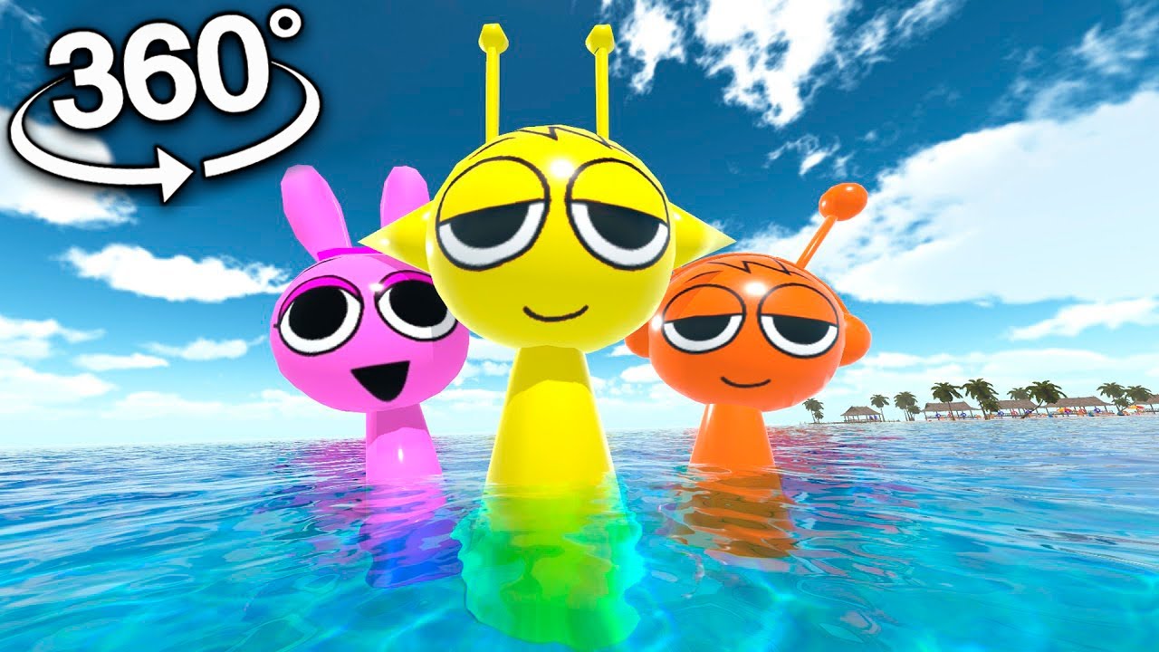 Incredibox Sprunki In The Ocean Meme Compilation 360° Video Animation ...