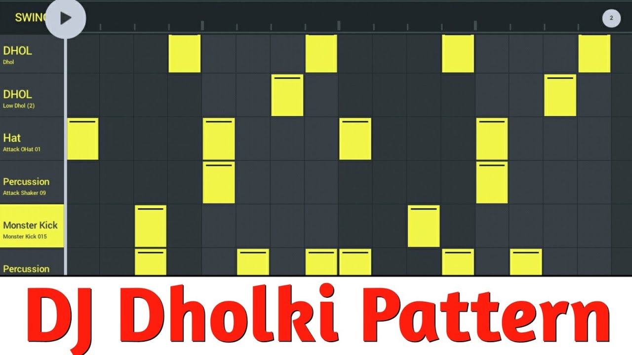 DJ Dholki Pattern Tutorial In FL Studio Mobile - Music Zone - YouTube