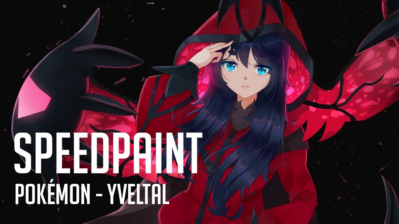 Speedpaint Pokémon - Yveltal as Human - YouTube