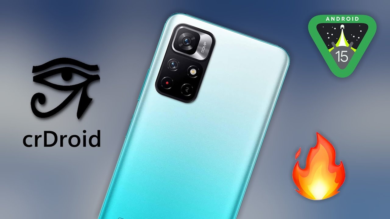 Redmi Note 11T/POCO M4 Pro 5G | Android 15 crDroid Custom Rom - YouTube
