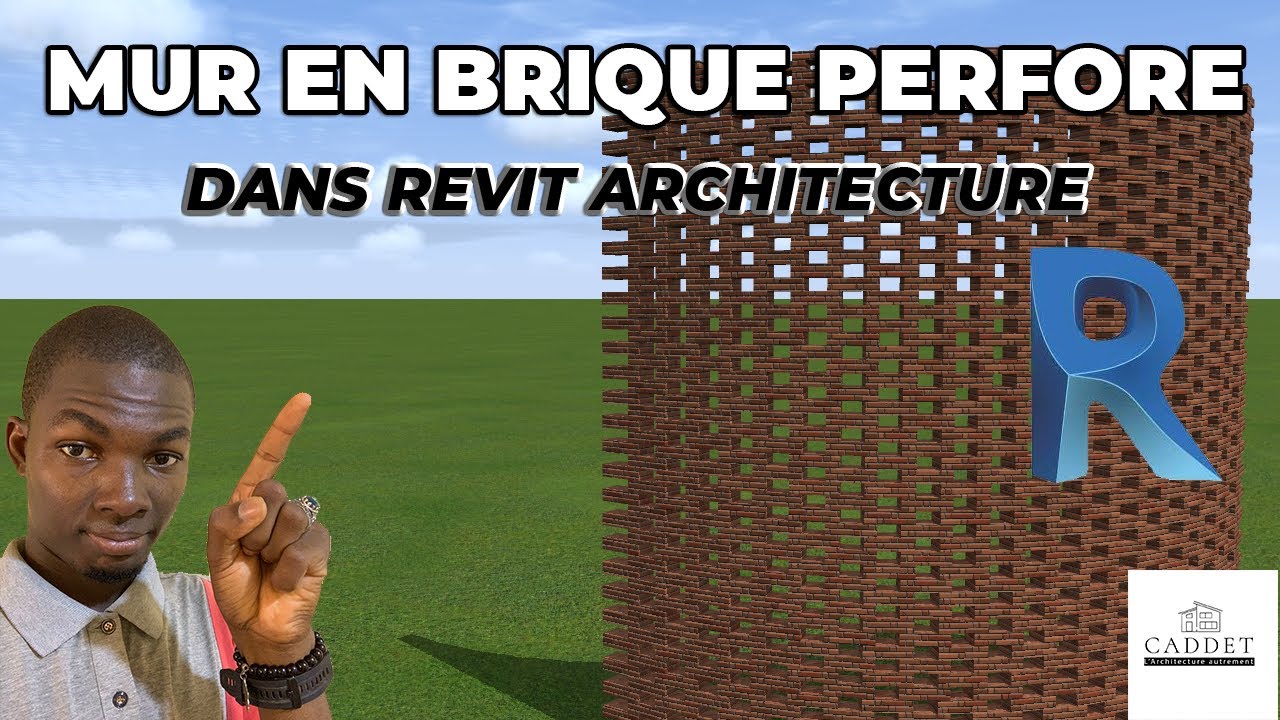 COMMENT CREER DES MURS EN BRIQUE PERFORE SUR REVIT ARCHITECTURE EN ...