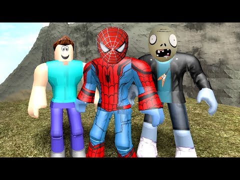 STEVE VE ZOMBİK UÇURUMDAN ATLADI - Roblox Broken Bones